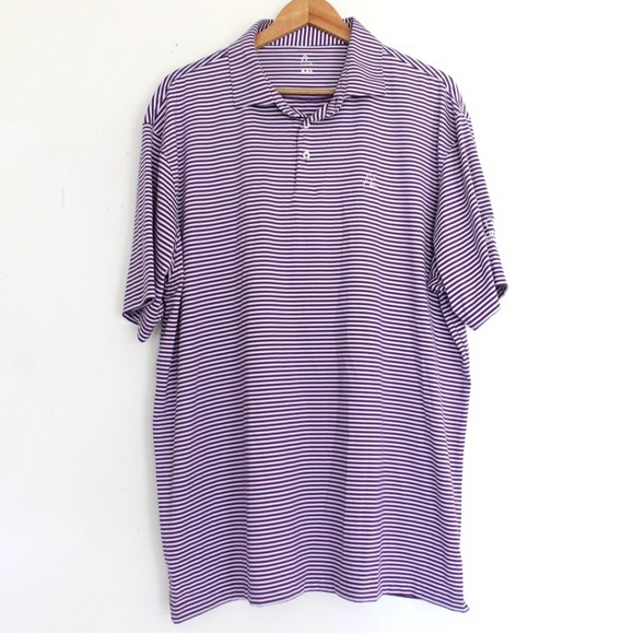 Rhoback | Shirts | Rhoback Stripe Performance Polo | Poshmark